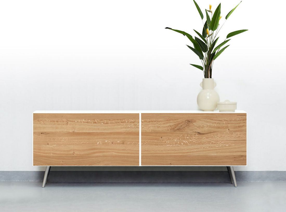 Joined veneers - Layons Oak Rustic plain - Roser AG, Basel